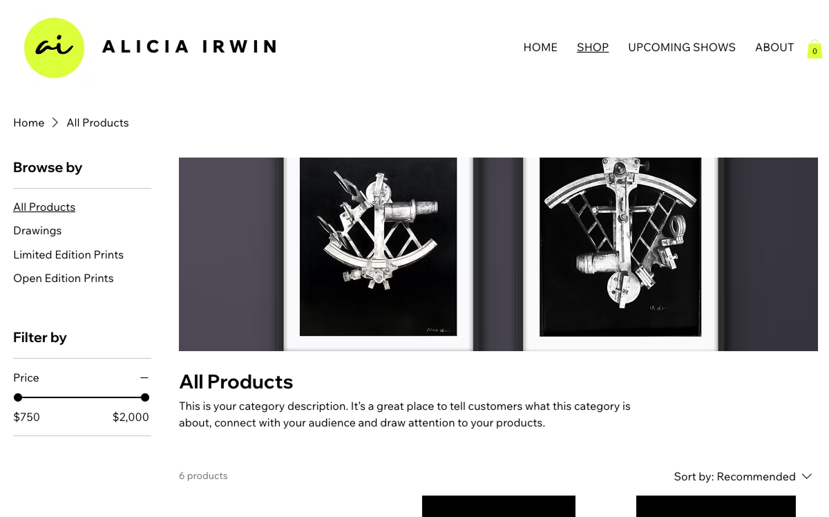 Artist | Wix Marketplace | Wix.com